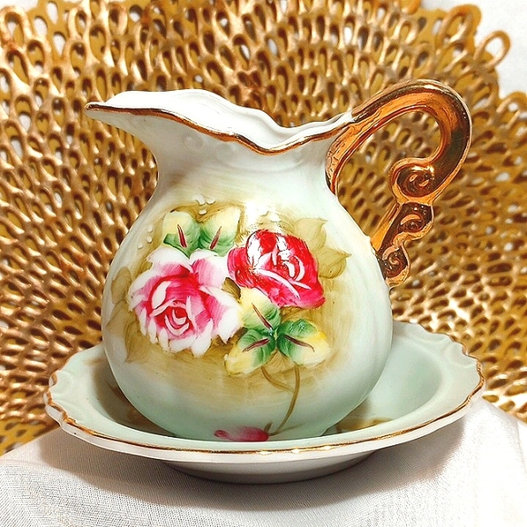 Lefton | Accents | Vintage Lefton Small Pitcher And Bowl | Poshmark